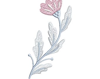Bold Funky Flower Machine Embroidery File / Download / 3 Sizes / Satin ...