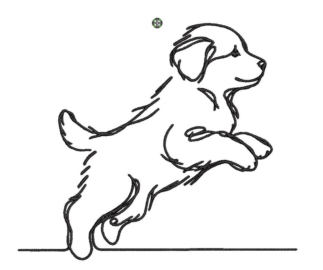 Golden Retriever Embroidery 11 - Digital File Download / 3 Sizes ...