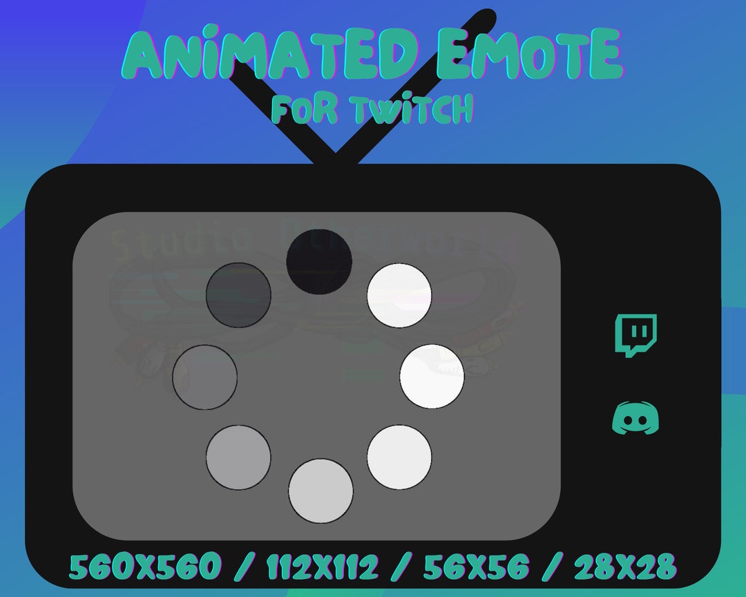 Animated Buffering Mememote Reaction Loading Coggers Emote - Etsy