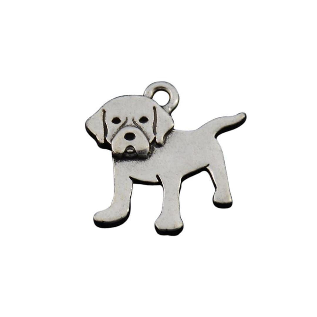 Labrador Retriever Charm Labrador Retriever Jewelry Silver - Etsy
