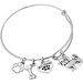 Maltese Charm Bracelet Stainless Steel Maltese Bangle - Etsy
