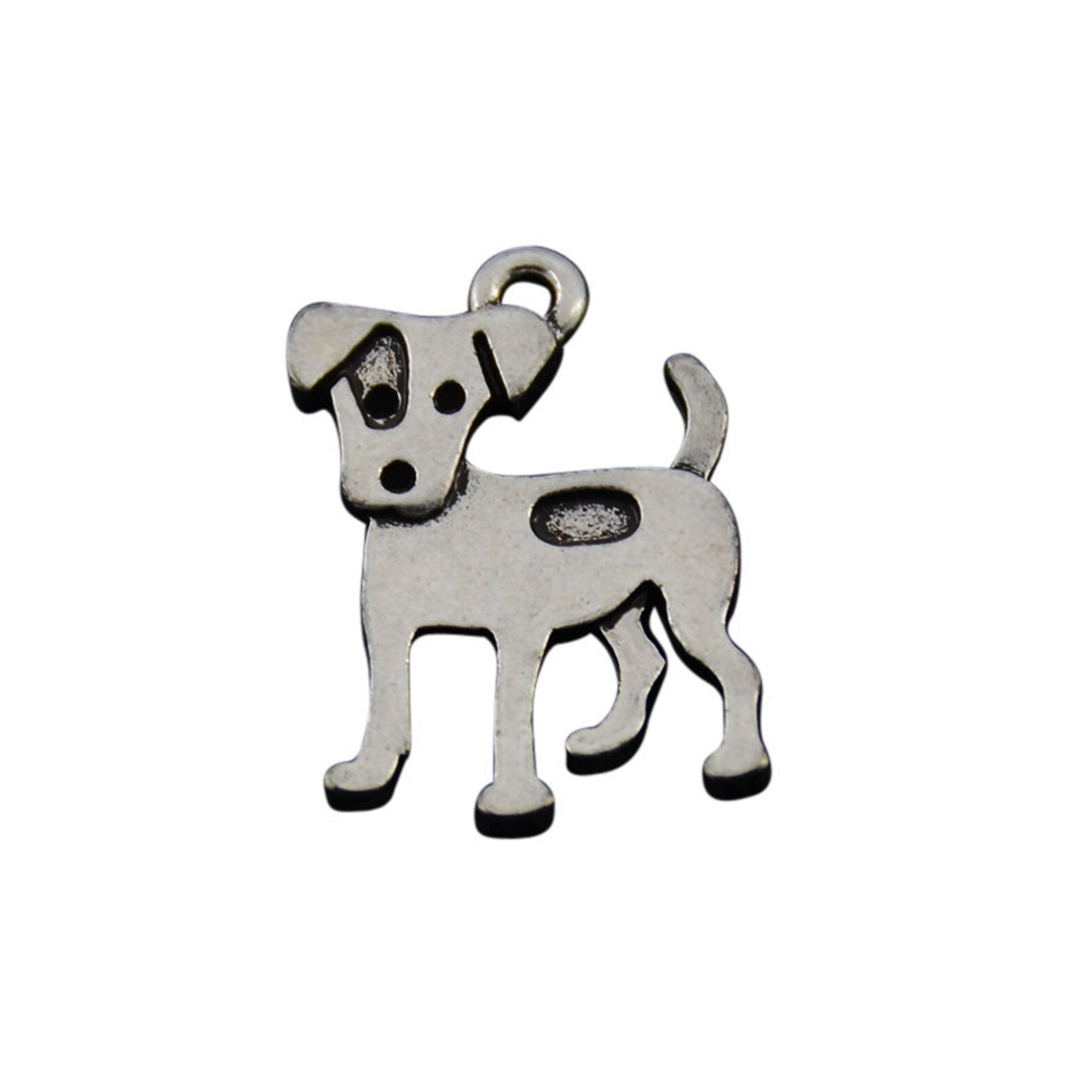 Russell Terrier Charm Russell Terrier Jewelry Silver Plated - Etsy