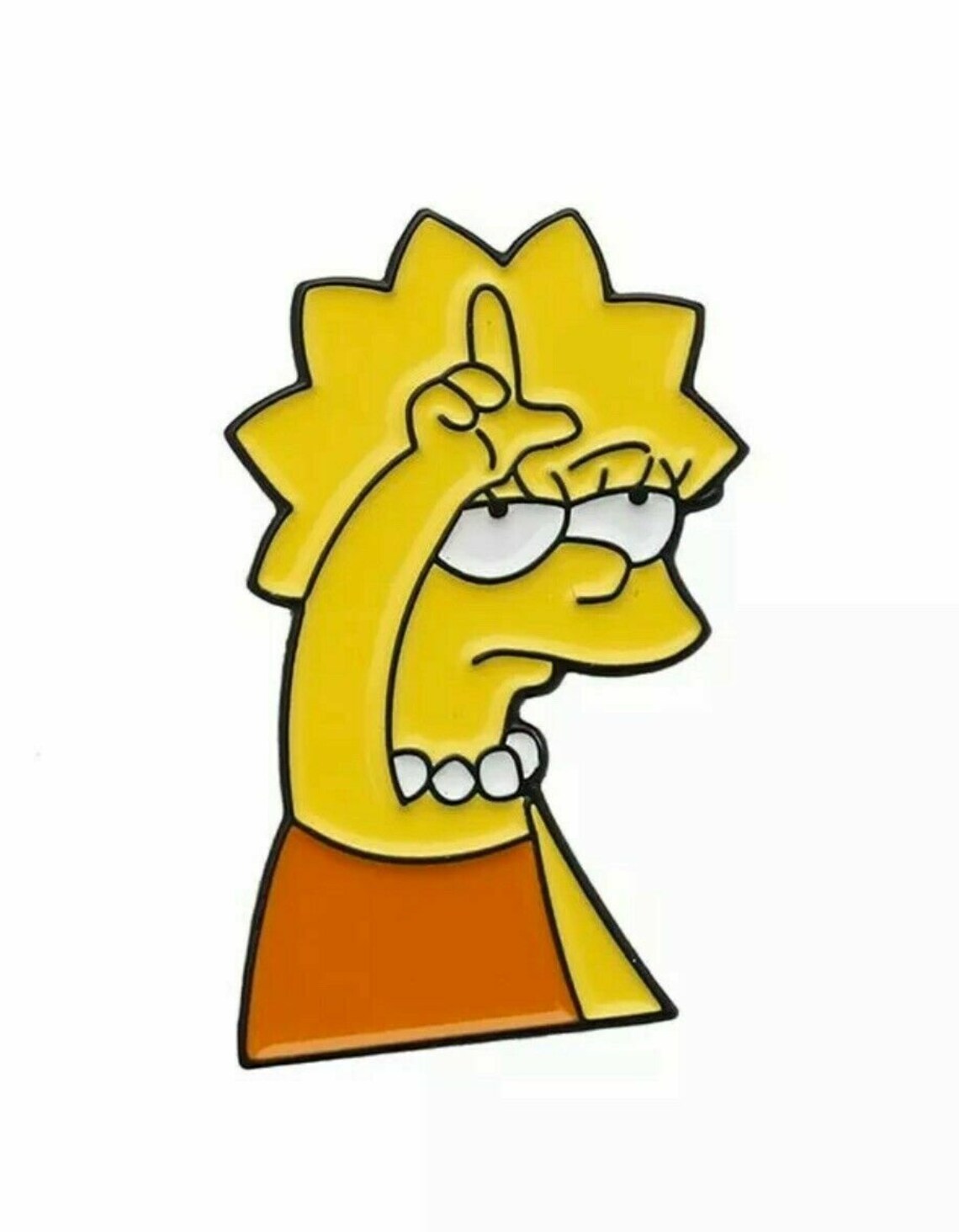 The Simpsons Loser Lisa Simpson Enamel Pin Badge Brooch 1 US | Etsy The Simpsons Loser Lisa Simpson Enamel Pin Badge Brooch 1 US | Etsy