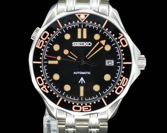 Seiko Mod Omega Seamaster - Etsy