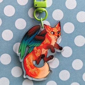 how to draw fox with wings