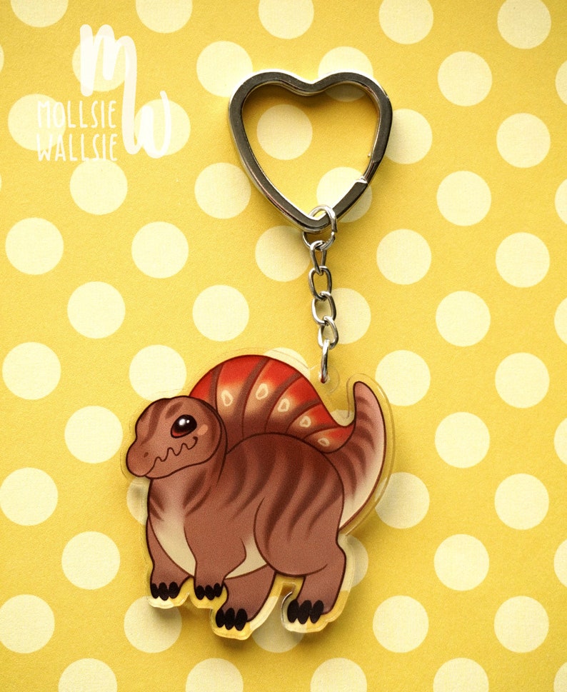 Dinosaur Keychains 2 Dino Charms Brachiosaurus - Etsy