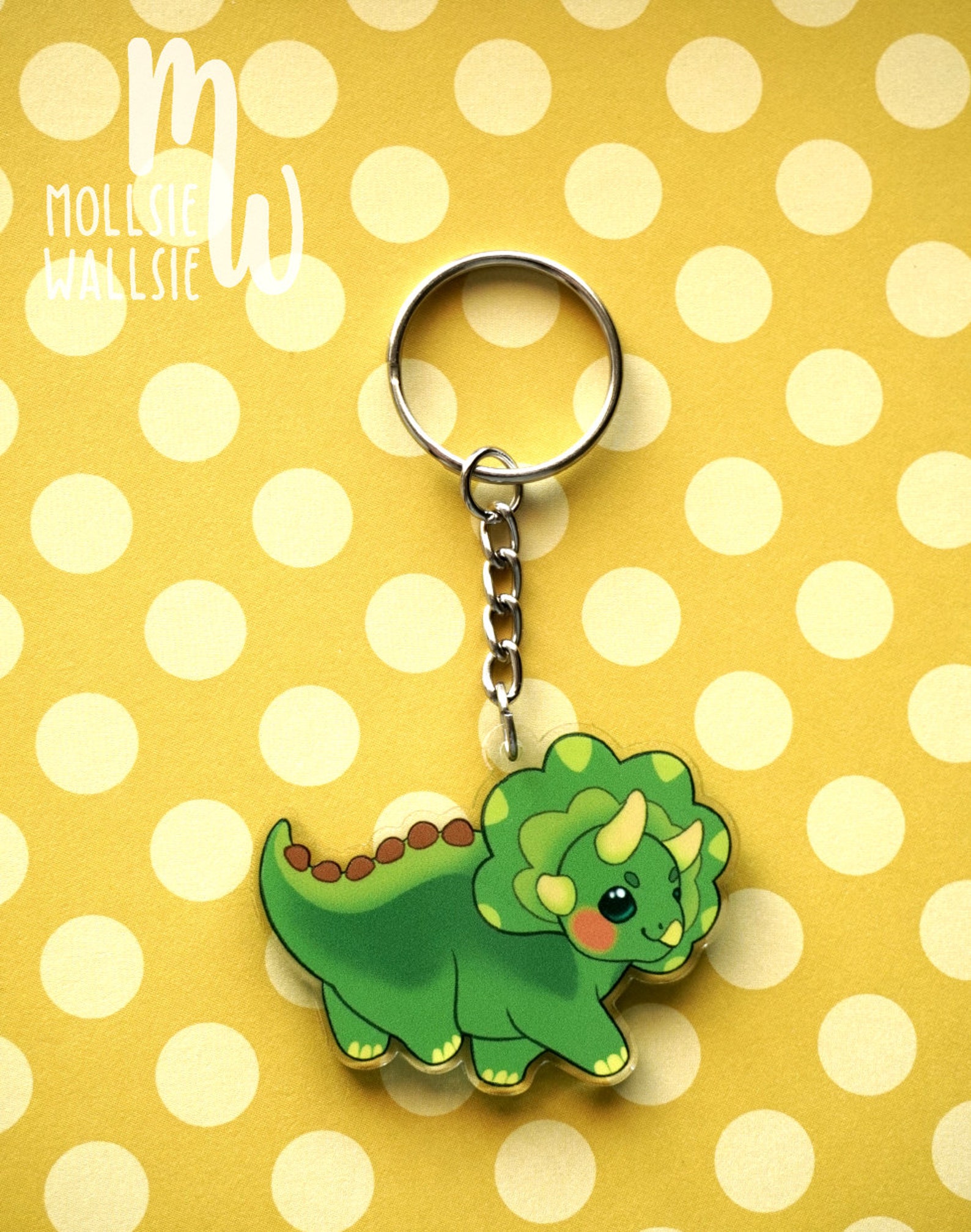 Dinosaur Keychains 2 Dino Charms Brachiosaurus - Etsy Sweden