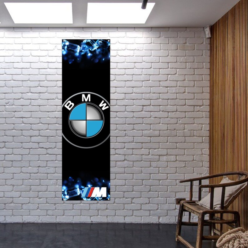 BMW Banner Vinyl Garage Zeichen adversting Flagge Racing | Etsy