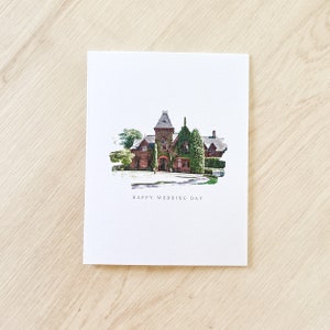 Custom Wedding Venue Card - Personalized Wedding Card - Custom Wedding ...