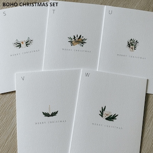 Minimal Christmas Card - Neutral Christmas Card - Merry Christmas Card ...