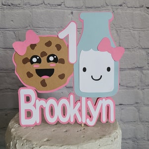 MILK AND COOKIES Cake Topper - Etsy
