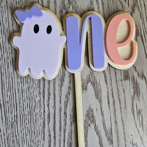 SPOOKY ONE One Spooky Dude One Spooky Girl Acrylic Ghost Halloween Boho ...