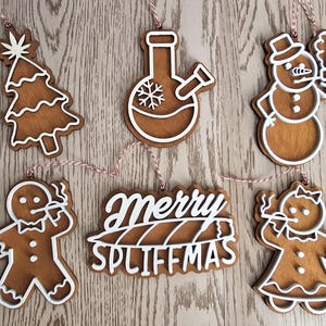 NAUGHTY GINGERBREAD ORNAMENTS Ginger Bread Funny Ornaments Adult ...