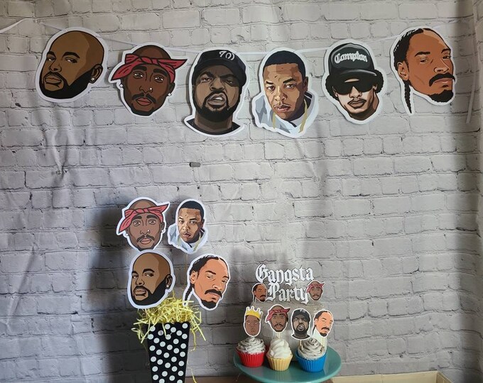 Cupcake Toppers, Fresh Prince, Birthday, Baby Shower, Hip Hop, Swagger ...