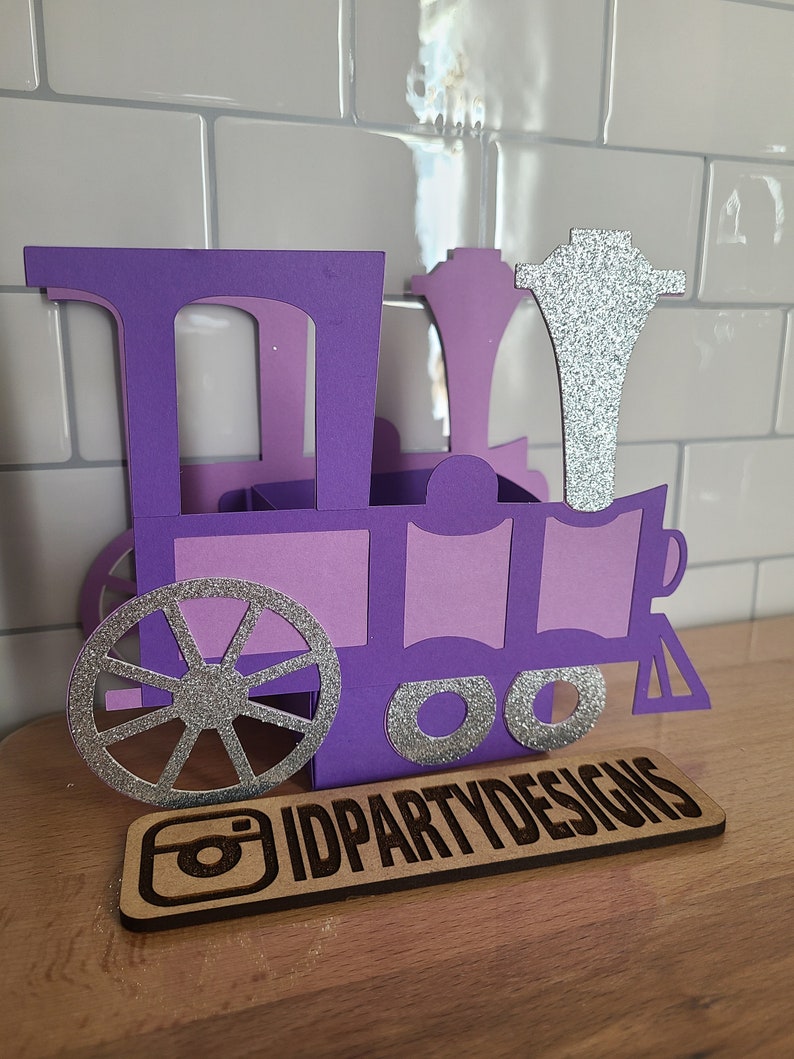 3D TRAIN CENTERPIECE Girl Train Party Girly Train Pop up Train - Etsy
