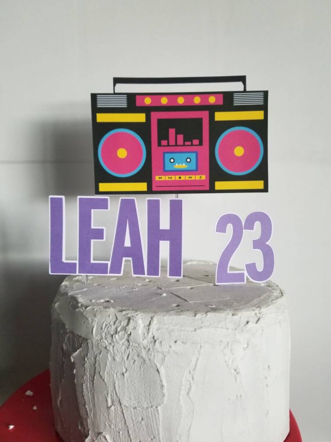 HIP HOP BIRTHDAY Cake Topper Fresh Prince Boom Box 90s Themed | Etsy