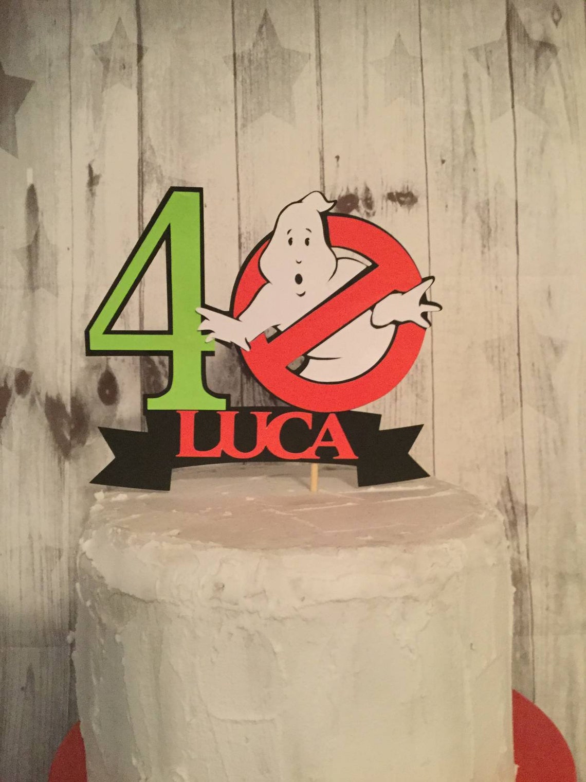 GHOSTBUSTERS CAKE TOPPER Birthday Baby Shower Centerpiece I - Etsy