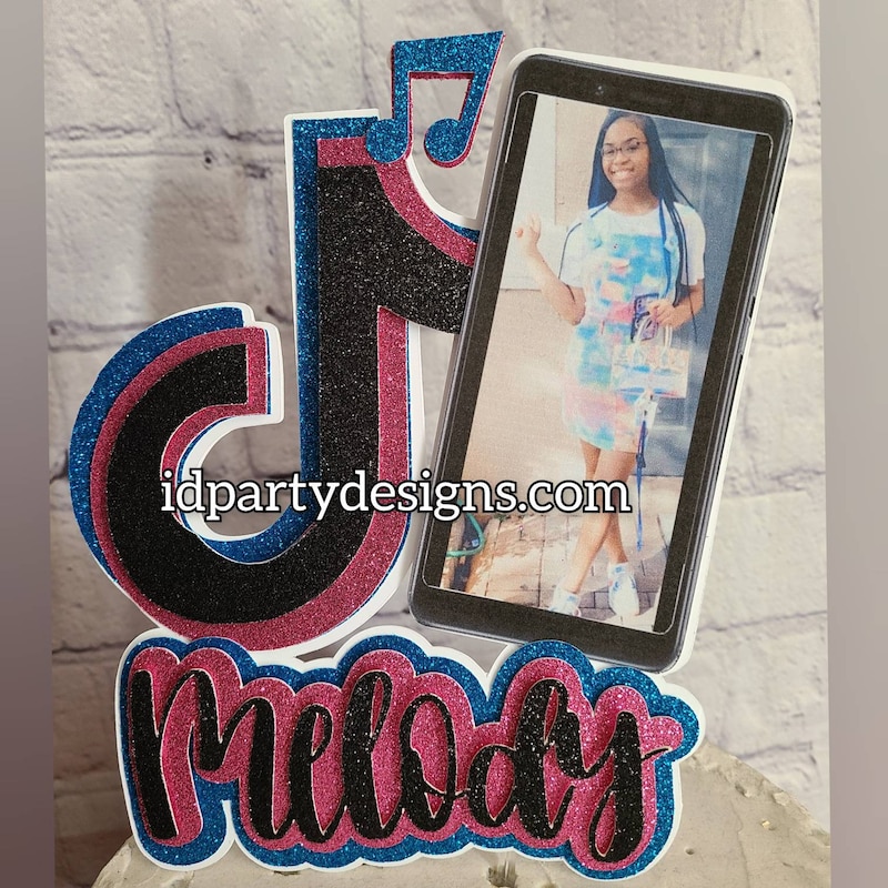 Tiktok Cake Topper - Etsy