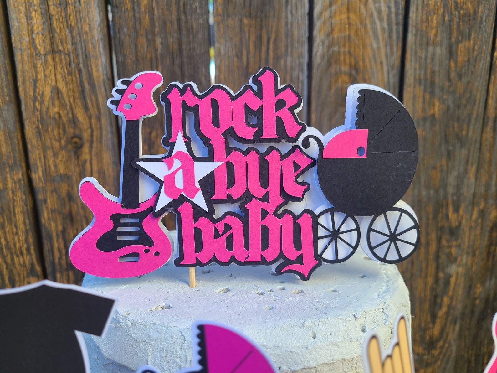 BOYS ROCK A BYE Girls Rock Rock A Bye Baby Born to Rock Rockstar Baby ...