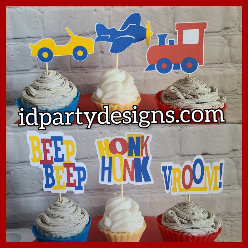 TRANSPORTATION CAKE TOPPER Train Cake Car Cake Trains Planes and ...
