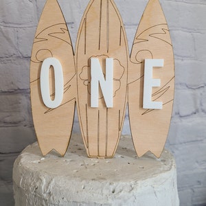 SURFING CAKE TOPPER Surfer the Big One Cake Surf Topper Bus Van Surfing ...