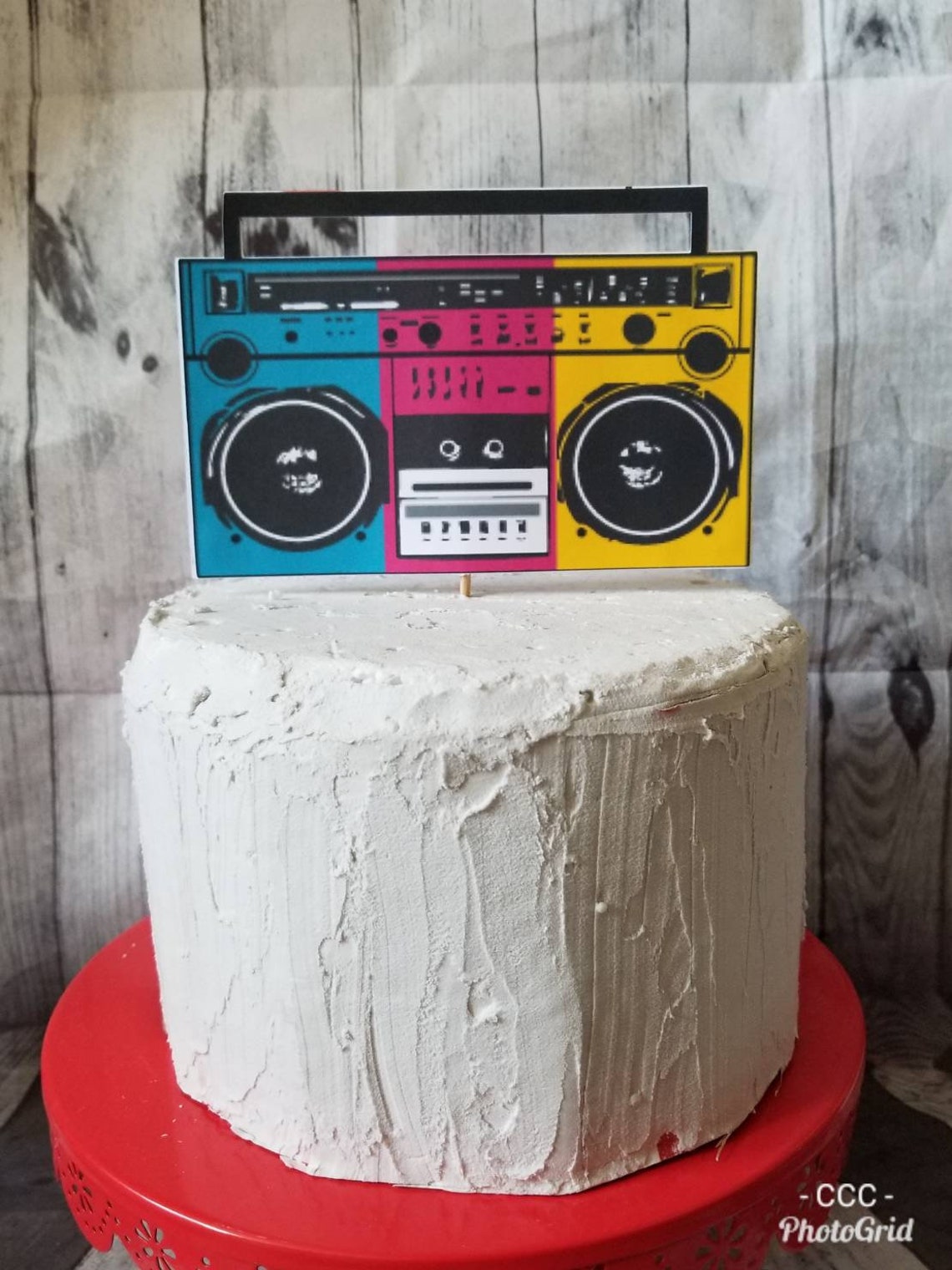 HIP HOP BIRTHDAY Cake Topper Fresh Prince Boom Box 90s Themed | Etsy