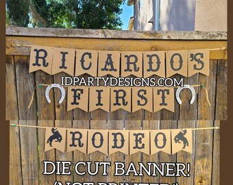 FIRST RODEO 1ST Birthday Cowboys Farm Horse Cake Topper - Etsy