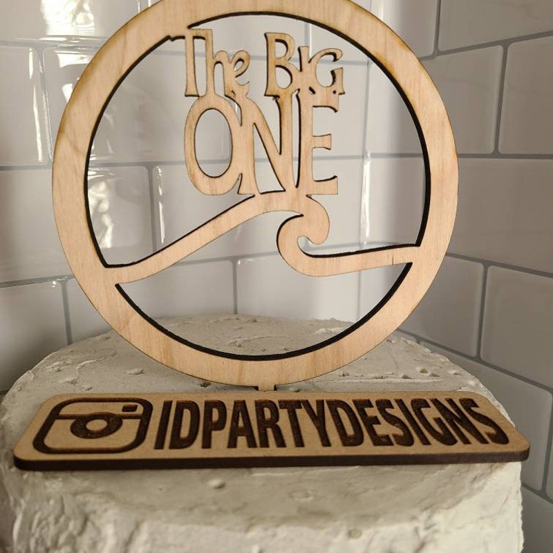 The Big One Cake Topper - Etsy