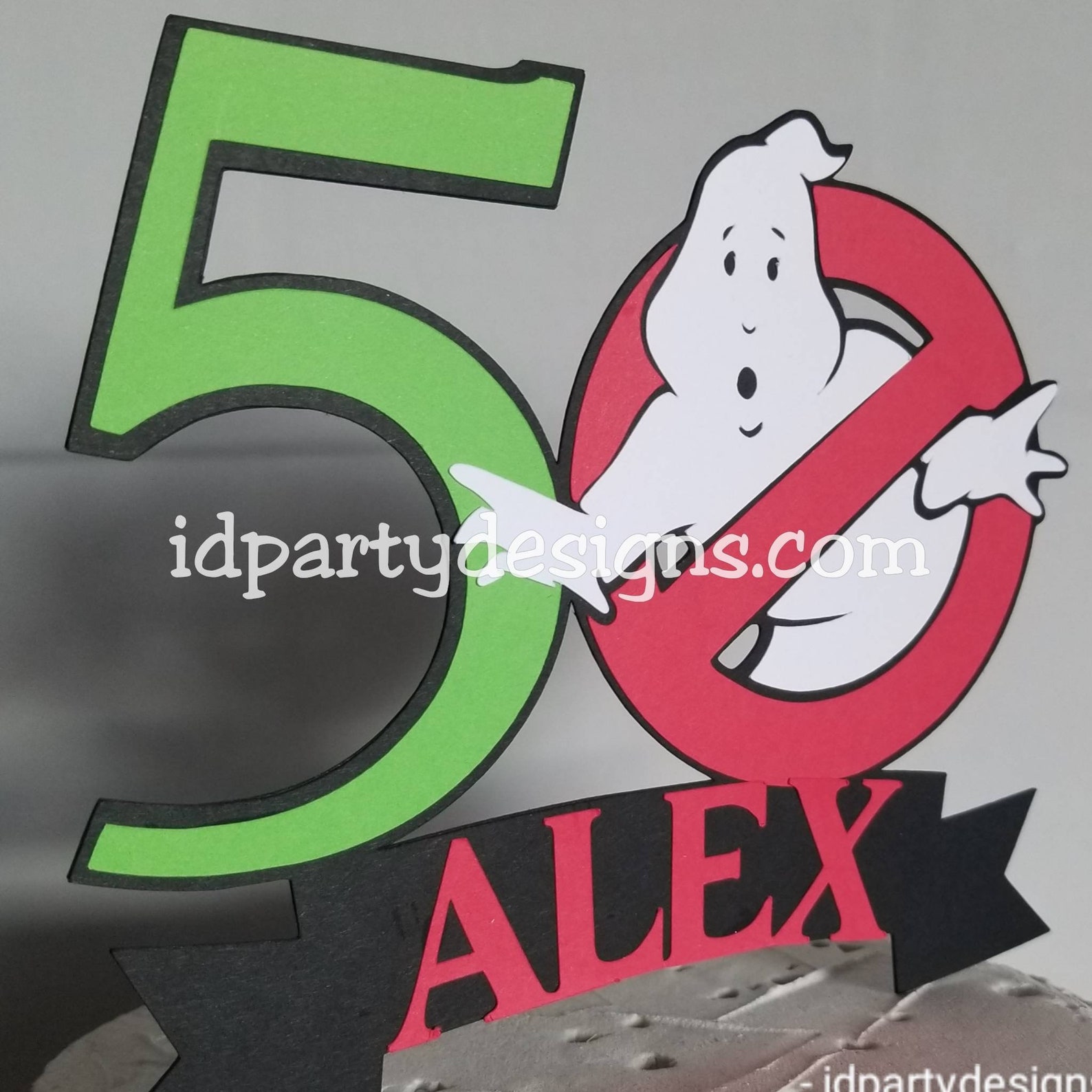 GHOSTBUSTERS CAKE TOPPER Birthday Baby Shower Centerpiece I - Etsy
