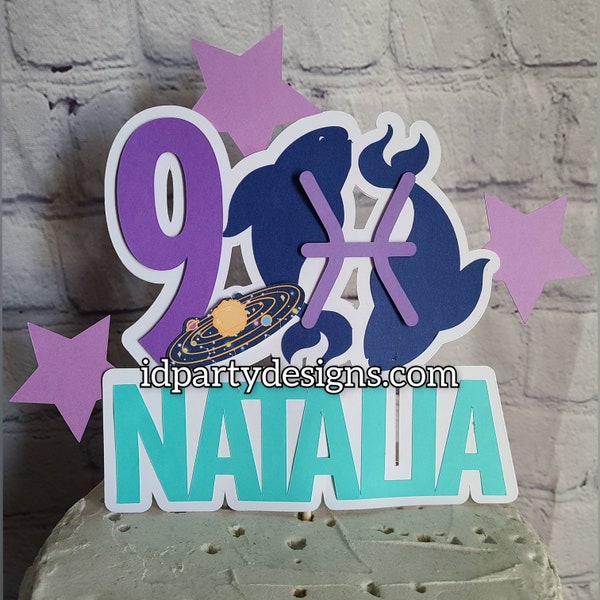 Astronomy Cake Topper - Etsy