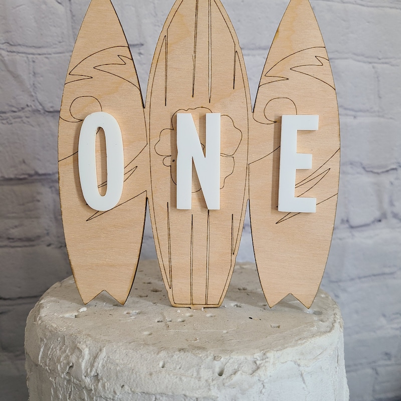 Surfing Cake Topper - Etsy
