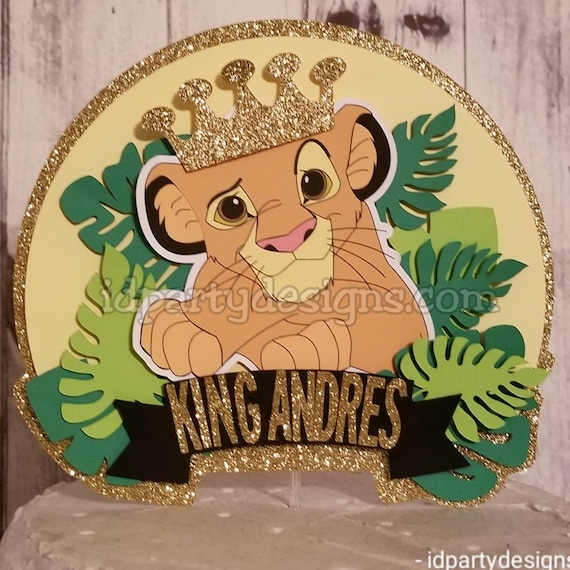 Baby Simba Lion King Cake