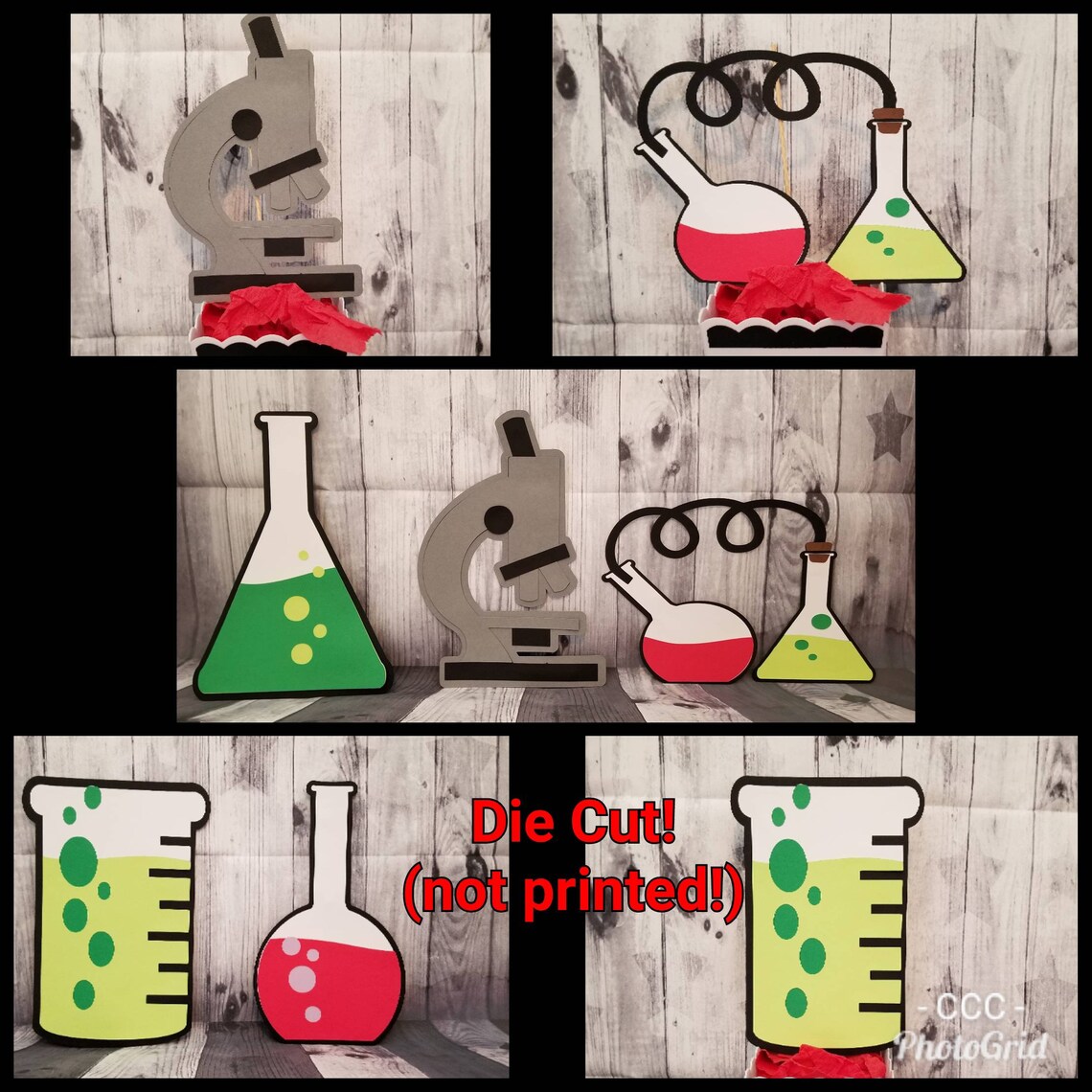 MAD SCIENTIST SCIENCE Centerpiece Banner Stem School Unique - Etsy