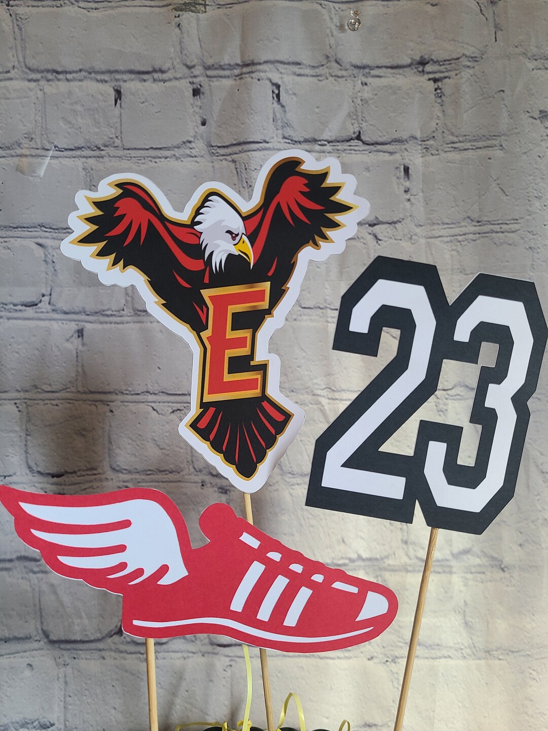 XC CROSS COUNTRY Cutouts Diecut Centerpiece Picks Cupcake Toppers ...