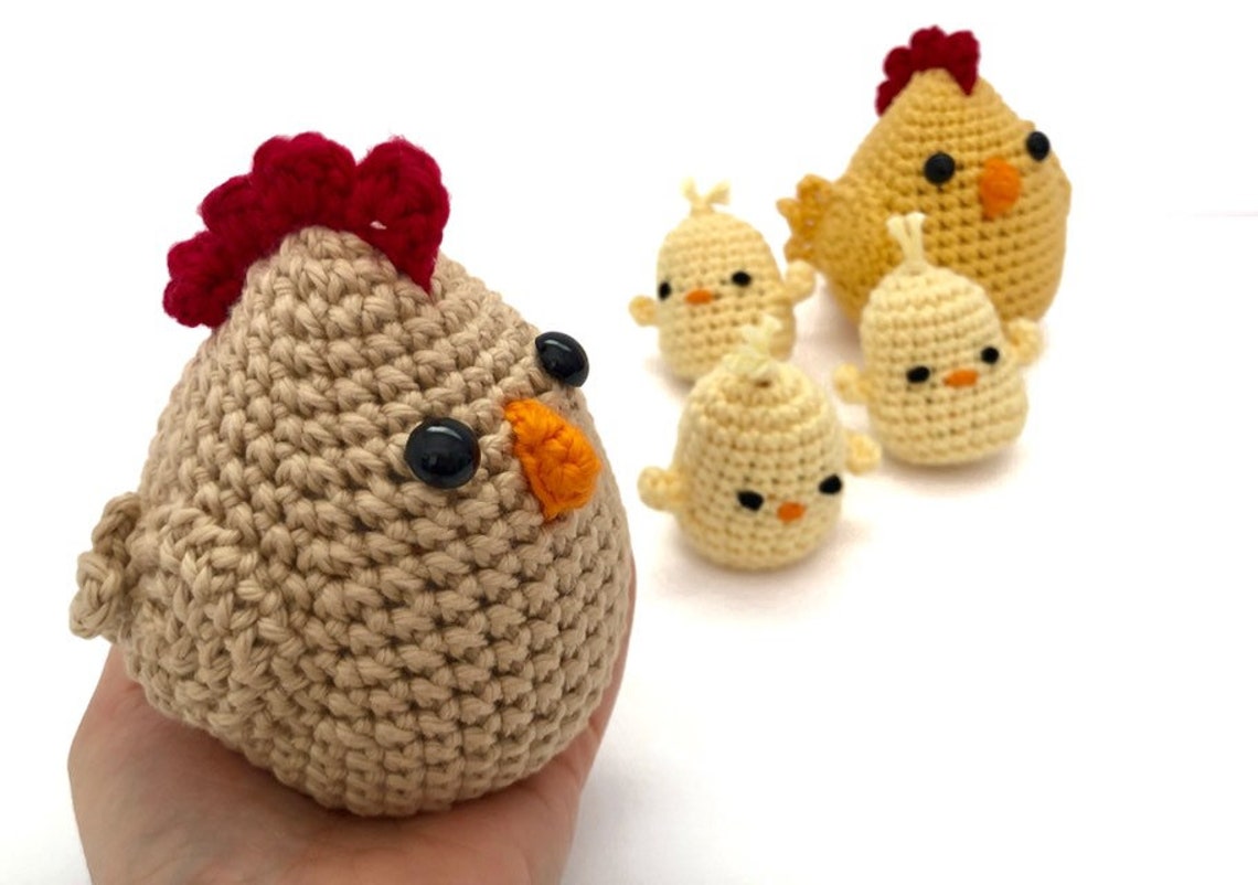 Crochet Easter Chick Crochet Chicken Easter Soft Toy Chicken | Etsy