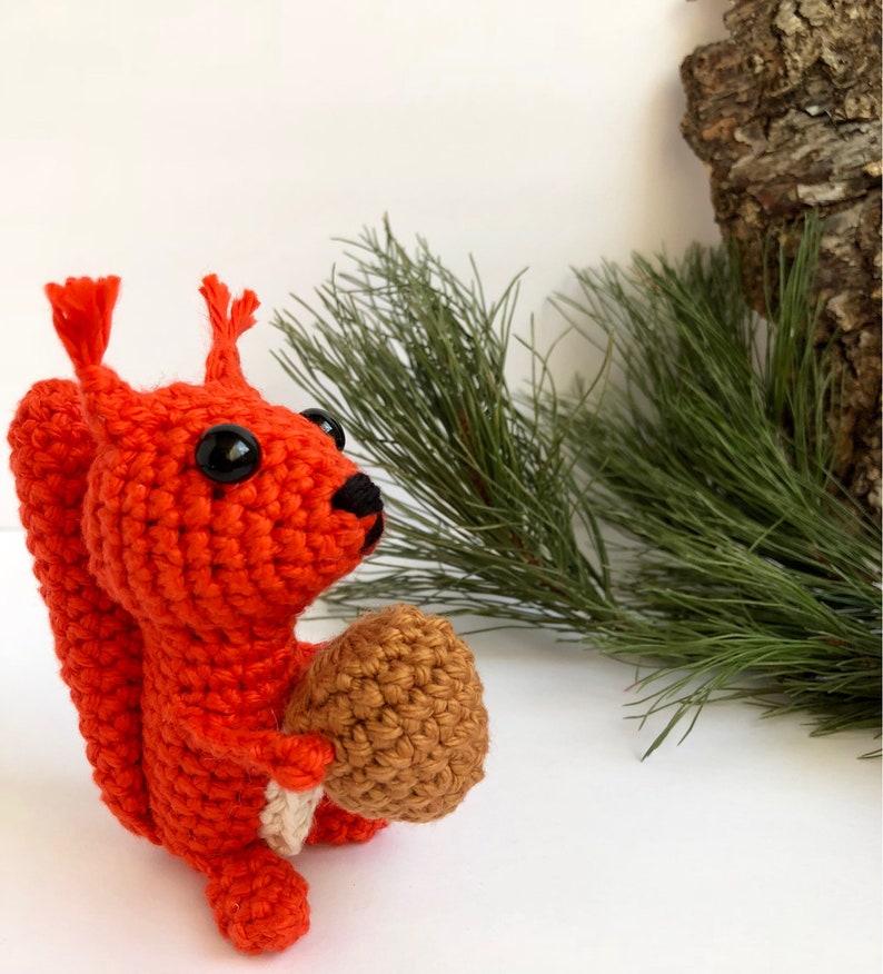 Squirrel Soft Toy Squirrel Plushie Stuffed Squirrel Toy | Etsy