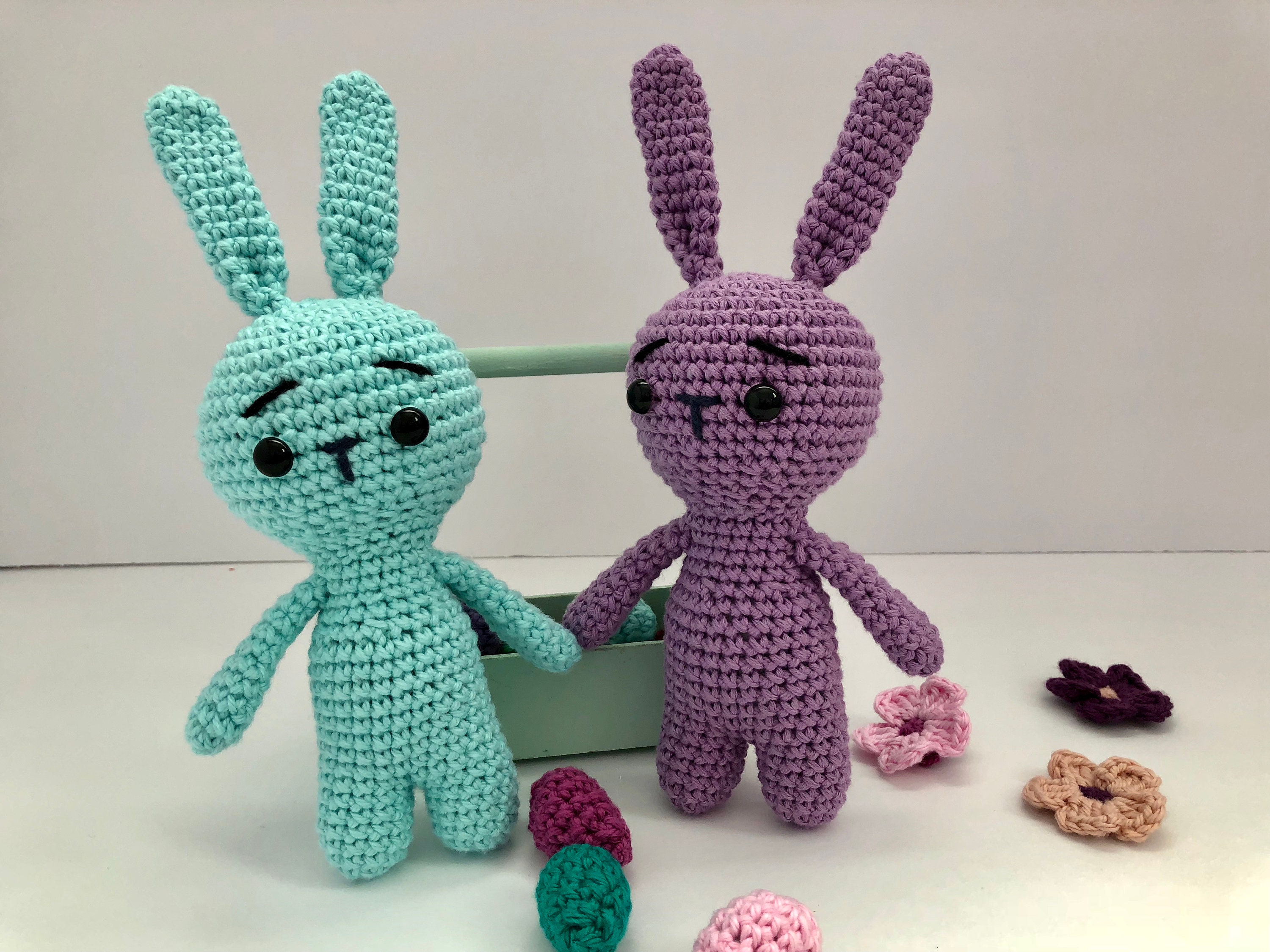 Crochet Bunny Handmade Bunny Crochet Toy Nursery Bunny Plushie | Etsy