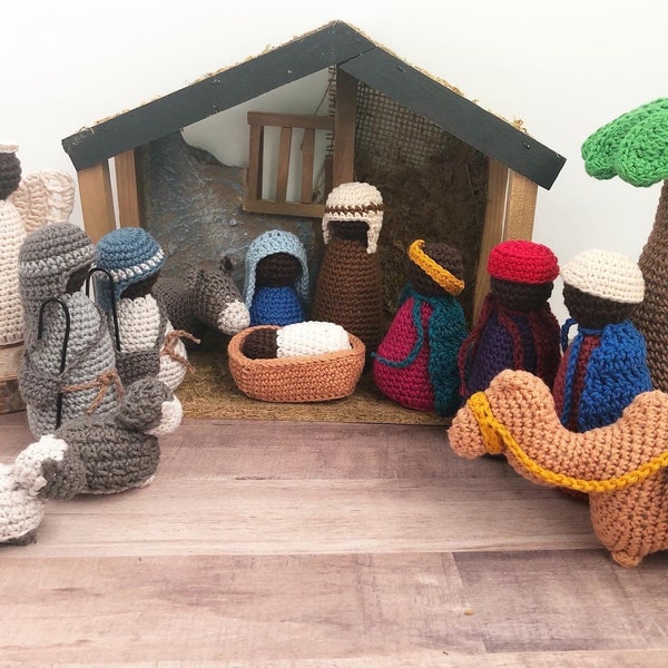 Crochet Nativity Set Pattern - Etsy