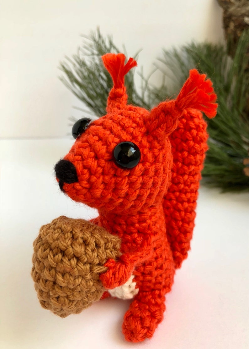 Squirrel Soft Toy Squirrel Plushie Stuffed Squirrel Toy | Etsy