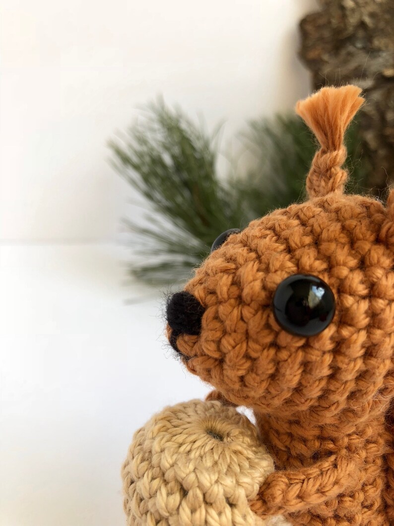 Squirrel Soft Toy Squirrel Plushie Stuffed Squirrel Toy | Etsy