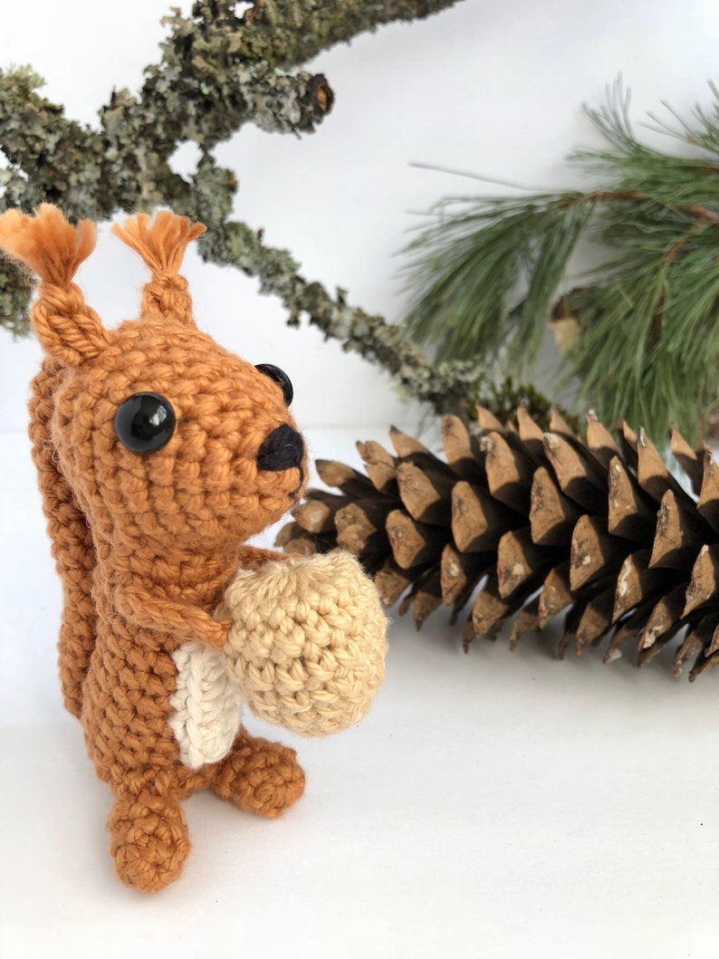 Squirrel Soft Toy Squirrel Plushie Stuffed Squirrel Toy | Etsy