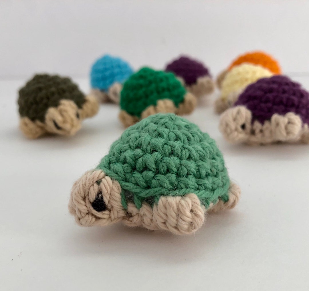 Turtle Key Chain Crochet Turtle Soft Toy Cute Turtle Gift Idea for Mom ...