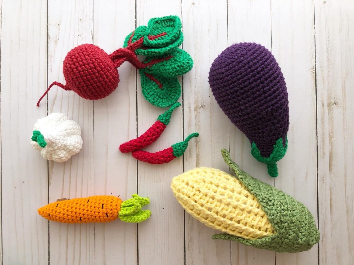 Hot Pepper Soft Toy Crocheted Chili Pepper Pretend Play - Etsy