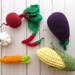 Hot Pepper Soft Toy Crocheted Chili Pepper Pretend Play Kitchen Toy Hot ...