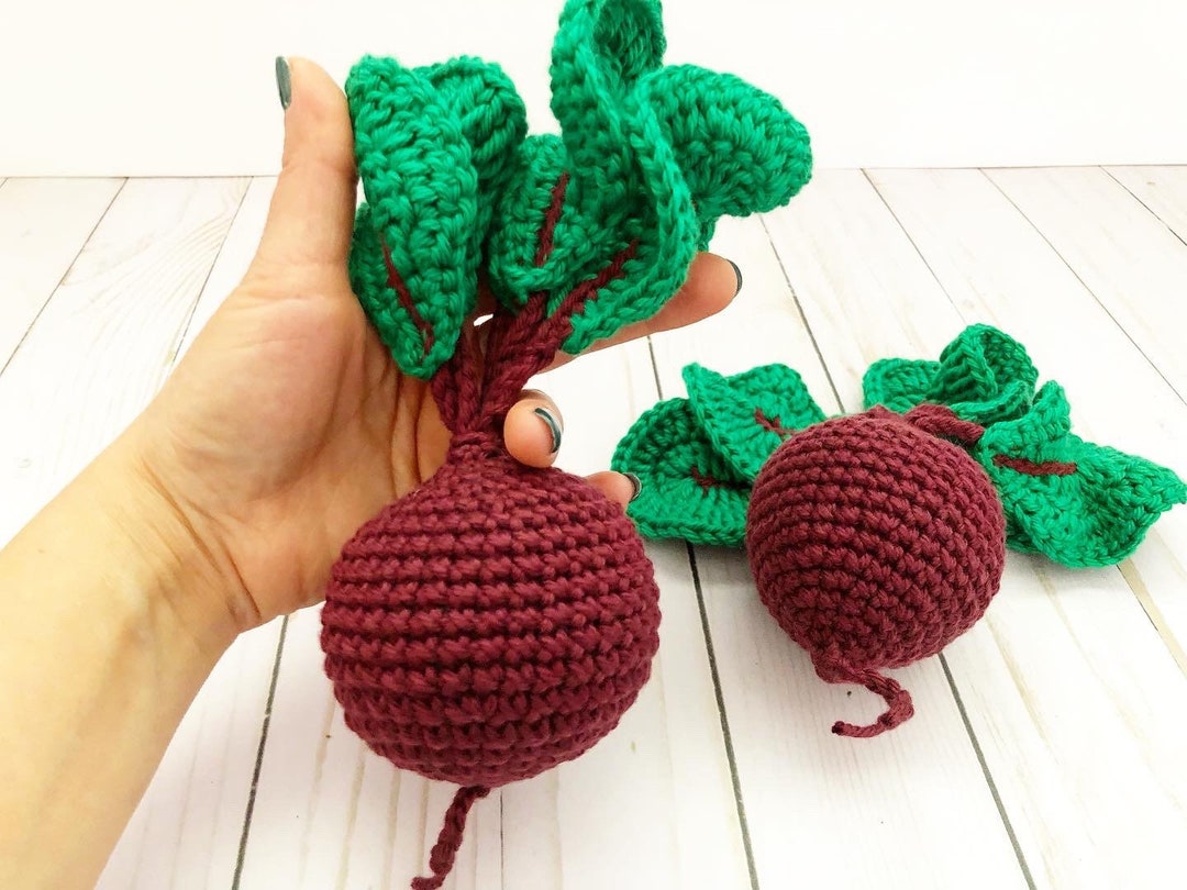 Crocheted Beet Soft Toy The Office Themed Beet Decor Crocheted ...