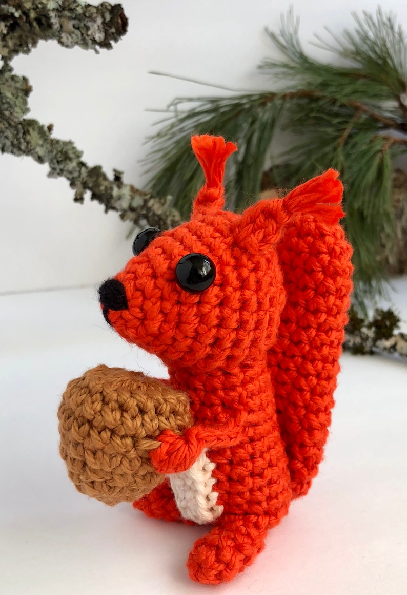 Squirrel Soft Toy Squirrel Plushie Stuffed Squirrel Toy | Etsy