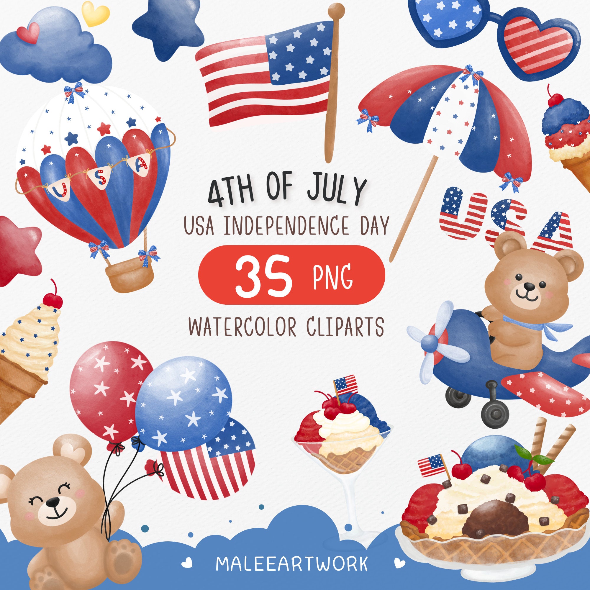4th of July Bear Png, 4th of July Png, Independence Day Png, Teddy Bear ...