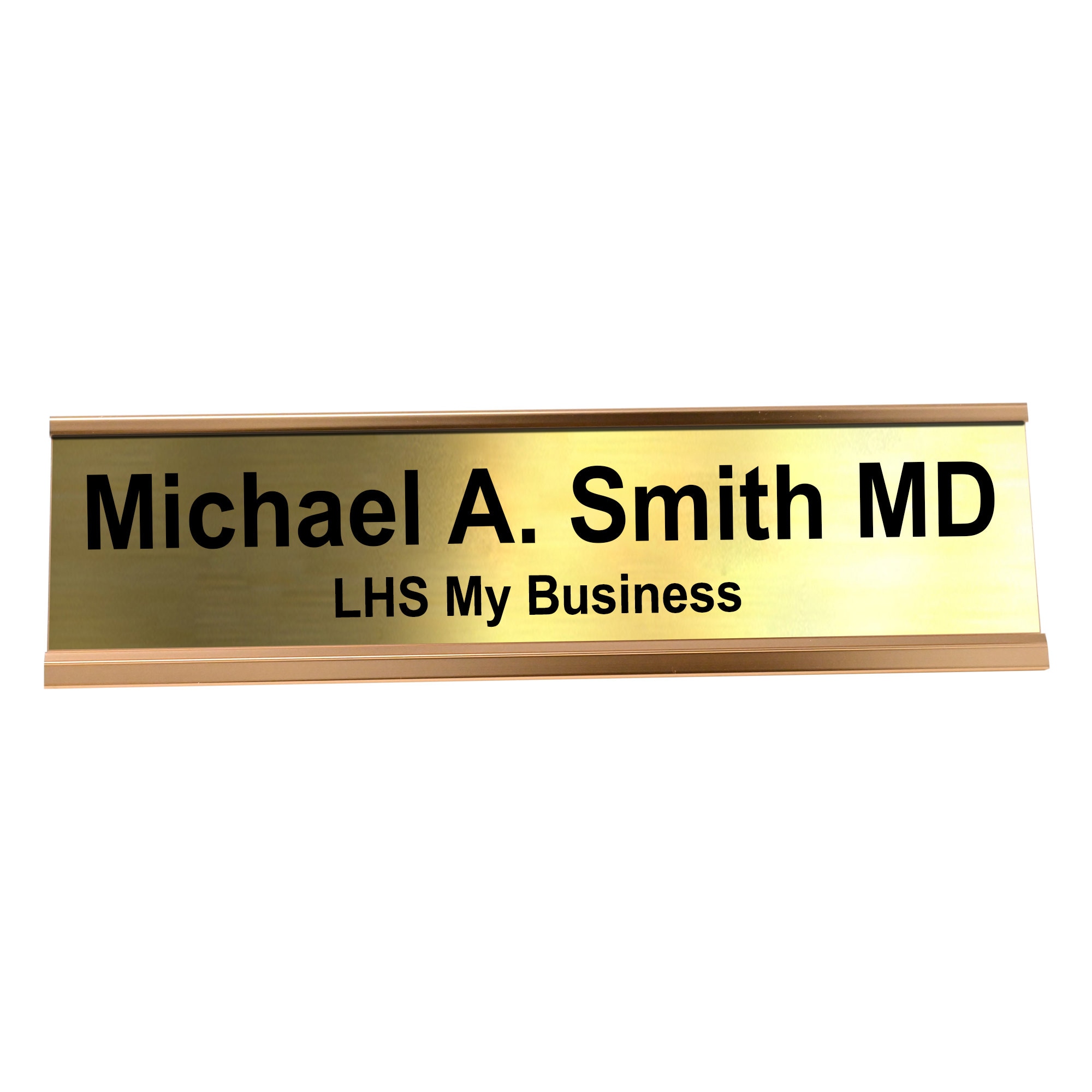 Wall Nameplate Holder Rose Gold Aluminum for 2x8 2x10 2x12 - Etsy