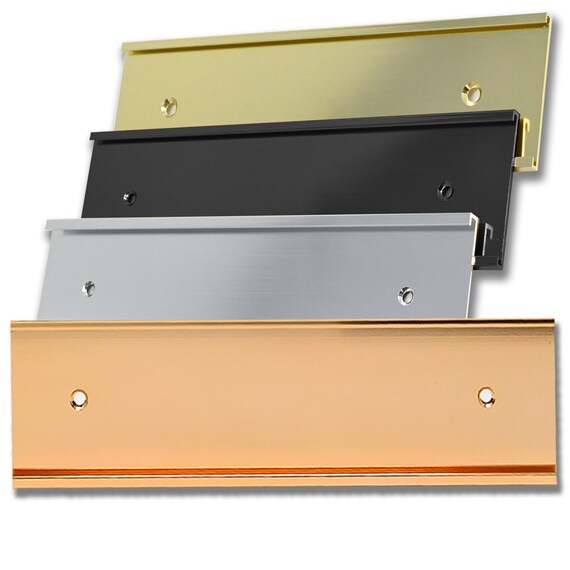 Wall Nameplate Holder Rose Gold Aluminum for 2x8 2x10 2x12 | Etsy