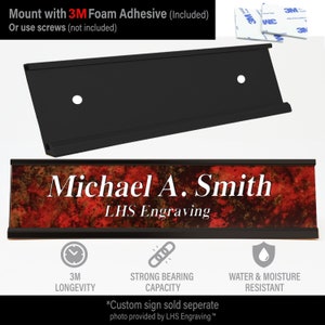 Aluminum Wall Nameplate Holder: 2x8, 2x10, 2x12 Custom Sign Frame - Etsy